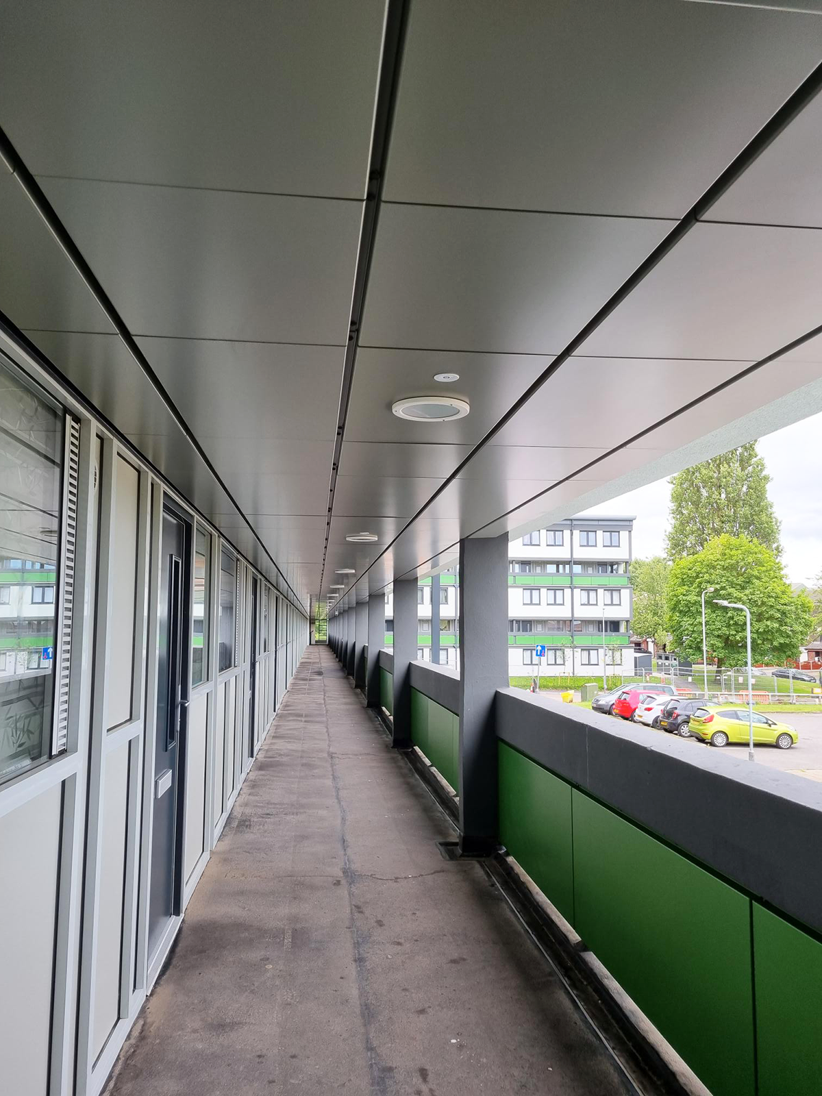 Soffit Cladding Plank System - Finish Architectural